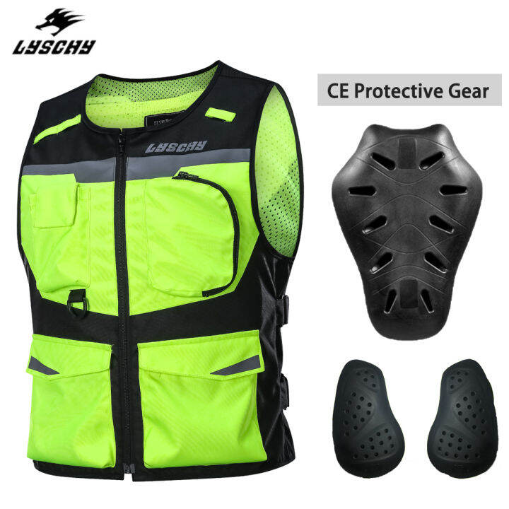 LYSCHY Waterproof Reflective Motorcycle Racing Vest Off-Road Motorcycle ...