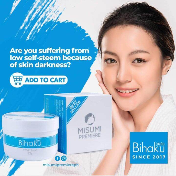 Chans & Co [Original] Bihaku Wonder Bleach 300g for a smoother and whitener skin Pampaputi ...