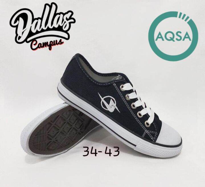 Sepatu dallas campus lc - sepatu sekolah - sepatu kerja | Lazada Indonesia