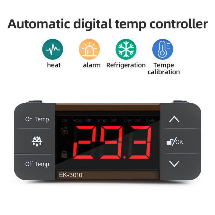 Digital Temperature Controller 220V Thermoregulator Refrigeration ...