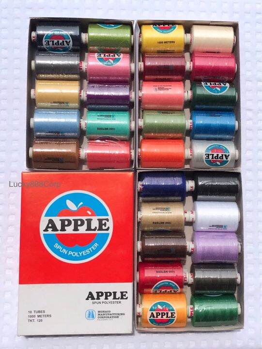 10’s Apple Sewing Thread Sinulid 100M or 1000M Tkt.120 | Lazada PH