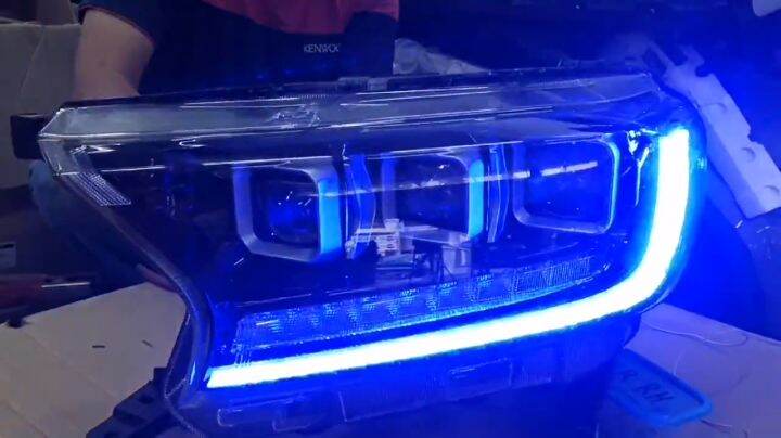 Ford Ranger T7 T8 Head Lamp V1 (3 Projector LED) / T7 T8 Head Lamp ...