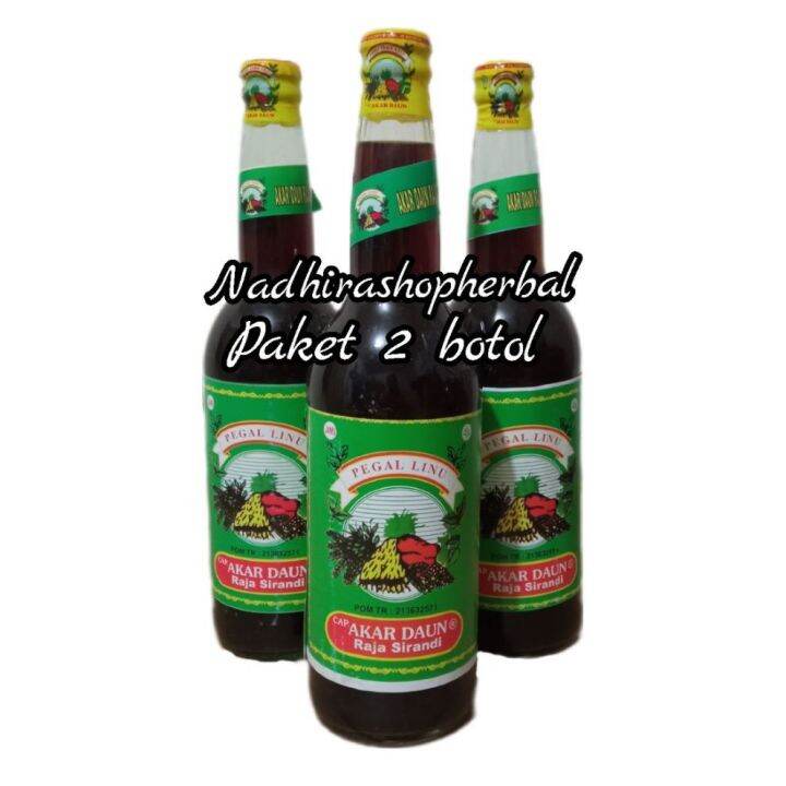 Jamu Cap Akar Daun 600ml paket 2 botol | Lazada Indonesia