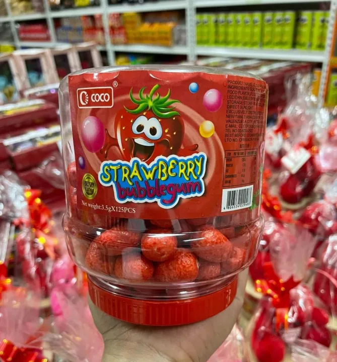 coco bubble gum / gummy candy in a jar | Lazada PH