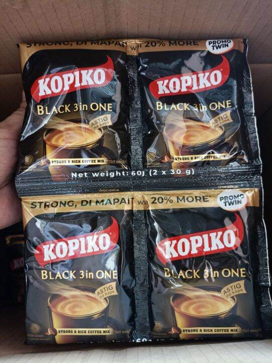 KOPIKO Black Coffee Twin Pack 10's | Lazada PH