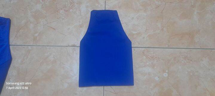 Ban Lengan Polos Warna Biru Benhur Bahan Drill Ukuran Standar Jahitan ...