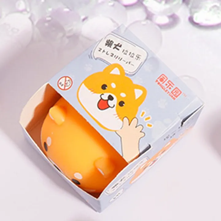 Pet Paws Soft Squishy toy Shiba Inu Decompression Cute Pet Pop It Puppy ...