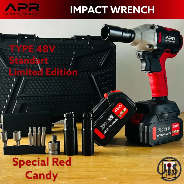 impact wrench APR JAPAN tech mesin pembuka baut ban mobil motor CVT ...