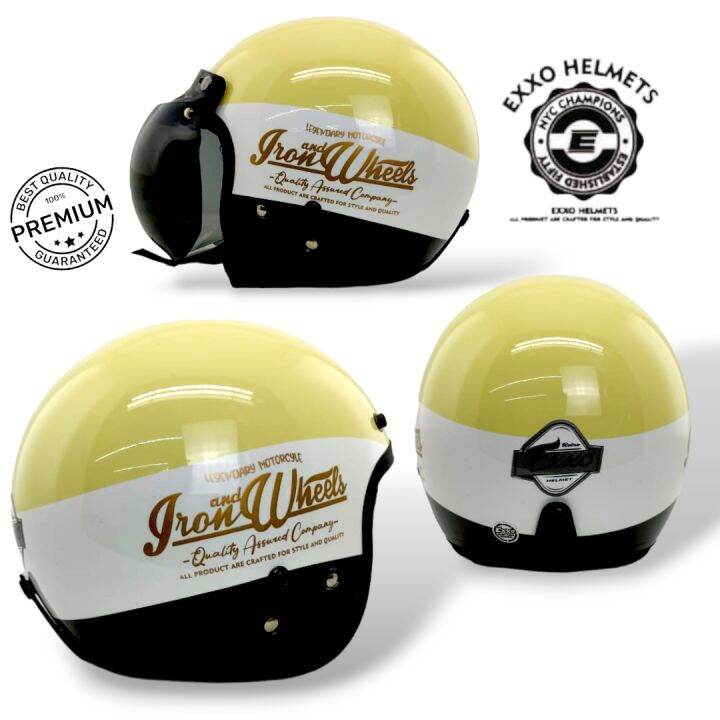 Helm Bogo Exxo Premium Motif Clasic Free visor Helmet | Lazada Indonesia