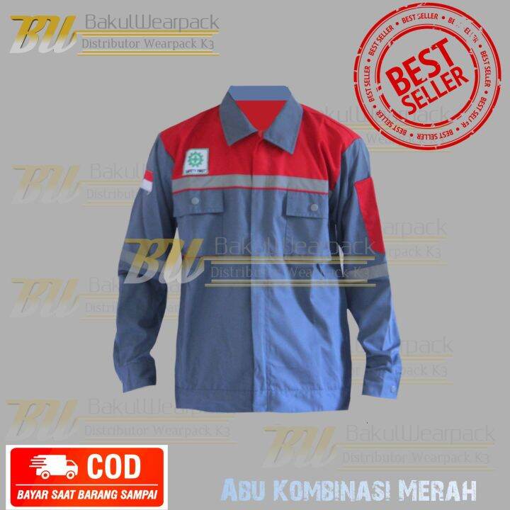 Wearpack Safety Atasan / Kemeja Wearpack Safety Atasan / Pakain Kerja ...