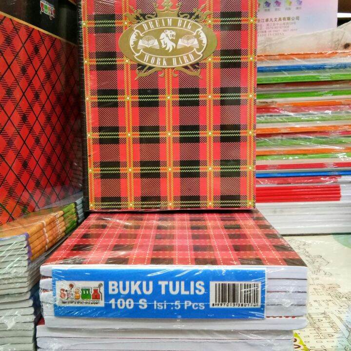 Buku Tulis isi 100 lembar Murah isi 5 buku per pack ) | Lazada Indonesia