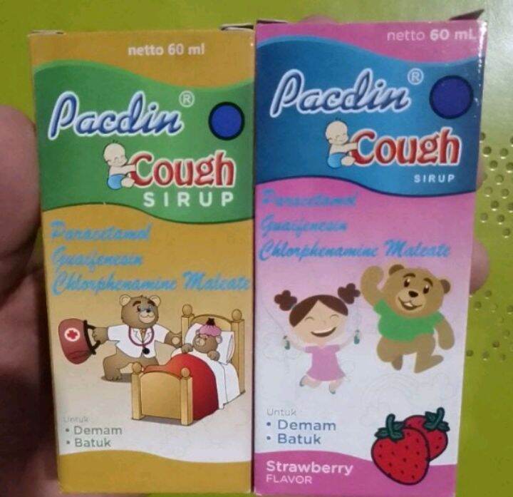 Pacdin Cough Sirup (Obat Batuk Alergi, Demam, Bersin, Sakit Kepala ...