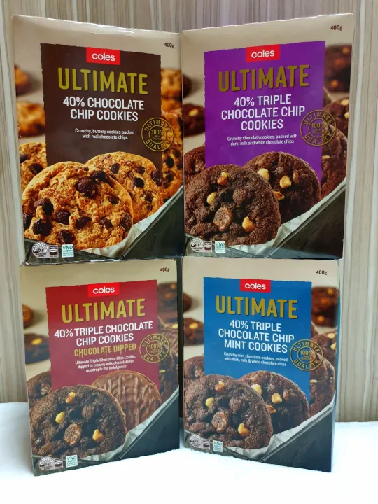 coles ultimate chocolate chip cookies in a box | Lazada PH
