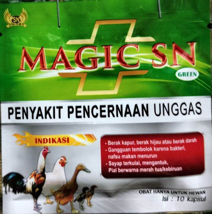 Magic SN Hijau Penyakit Pencernaan Unggas | Lazada Indonesia