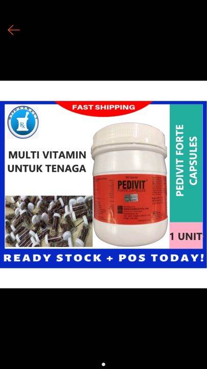 PEDIVIT MULTIVITAMIN UNTUK TENAGA PHARMATON GENERIC TONGKAT ALI GINSENG ...