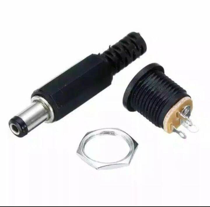 Jack DC 5.5mm x 2.1mm male and female 5.5 x 2.1 MALE FEMALE | Lazada Indonesia