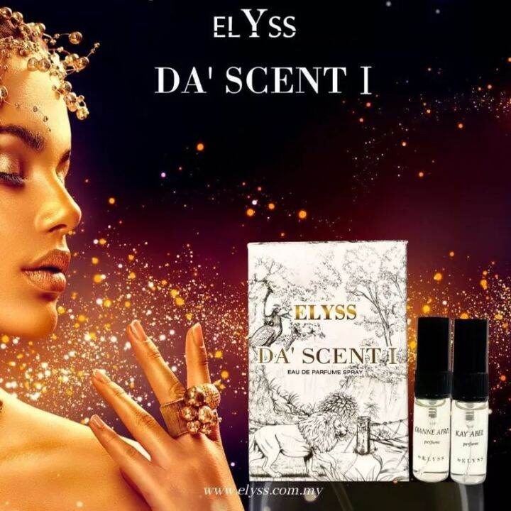 Readystock elyss Elyss Da’ Scent I perfume perancis 2in1 unisex | Lazada