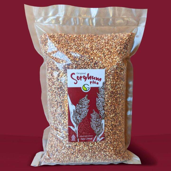 Beras Sorgum Merah Kupas 1 Kg / Sorghum Rice , Gluten Free Sudah ...