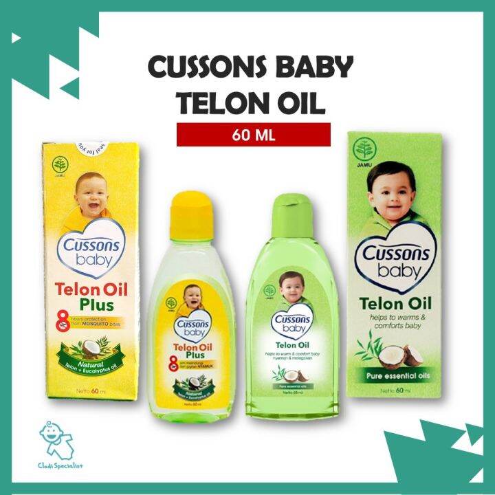 cussons baby telon oil plus 60 ml cussons minyak telon perlindungan 8 ...
