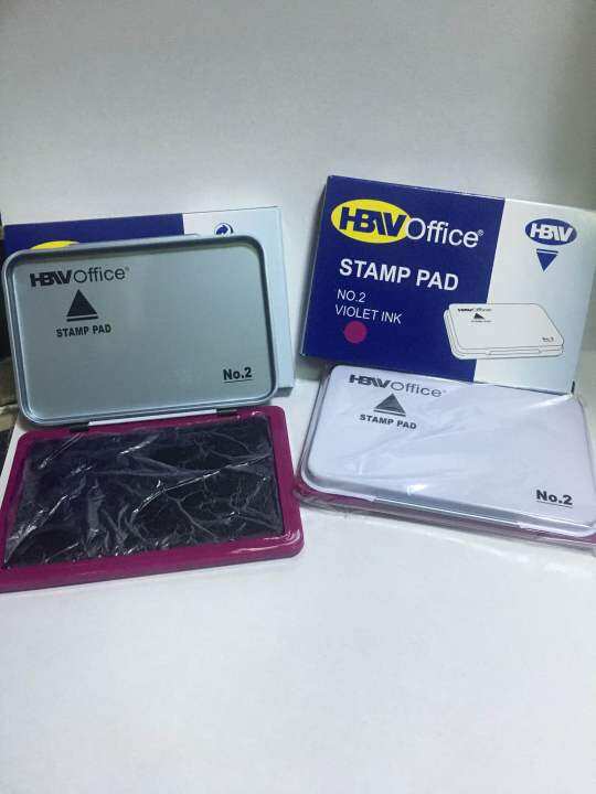 HBW Office Stamp Pad #2 Violet Ink | Lazada PH