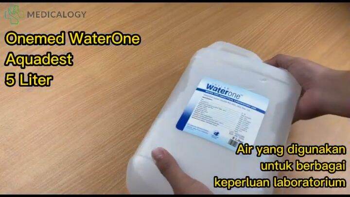 Water One Onemed Aquadest Kemasan 5 liter | Lazada Indonesia
