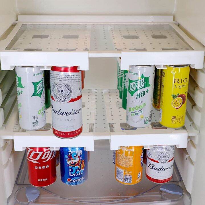 Refrigerator Beverage Soda Can Storage Organizer Hanging Rack Beer ...