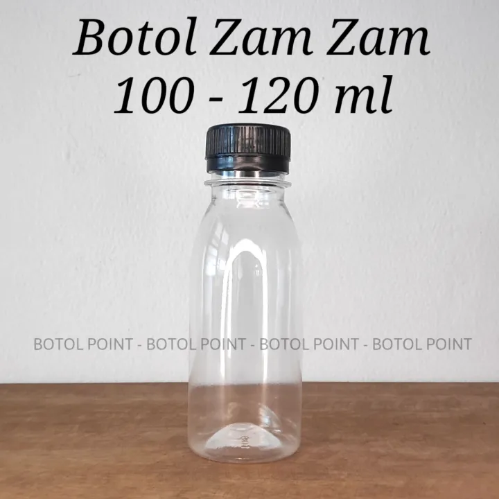 Botol Zam Zam 100ml - 120ml - 1 pak isi 90 pcs - Botol Plastik | Lazada ...