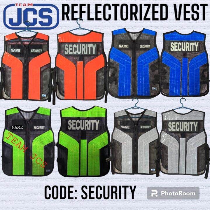 Security Guard Vest Reflectorized | Lazada PH