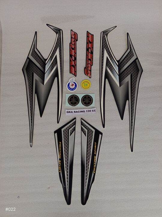 sticker list striping rx king 2004 hitam lengkap | Lazada Indonesia