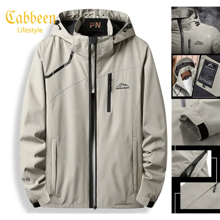 Cabbeen Fashion HOODED JACKET/BOMBER/Water Proof WIND BREAKER | Lazada PH