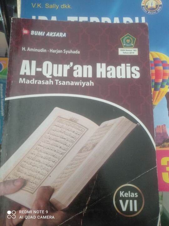 buku Al-Qur'an hadis madrasah Tsanawiyah kelas VII | Lazada Indonesia