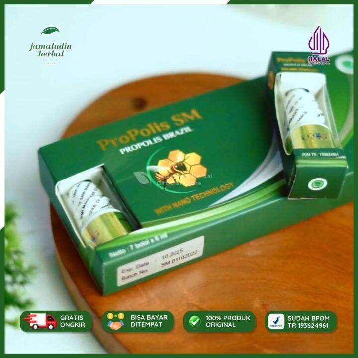 Propolis SM Obat Iritasi Tenggorokan Herbal - Tenggorokan Gatal - Nyeri ...