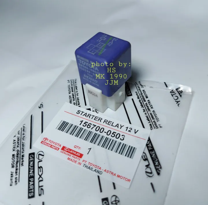 RELAY FUSE BOX STARTER ST BIRU TOYOTA VIOS LIMO GEN 1 2003 2004 2005 ...