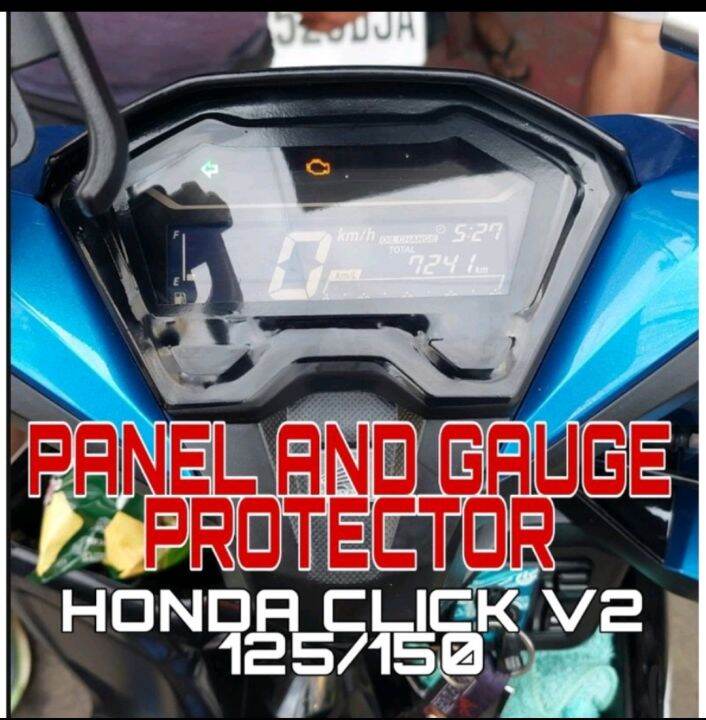 Honda Click Version 2 125/150 2 in 1 Panel and Gauge Protection Film ...