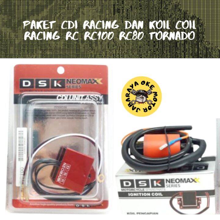 Cdi Racing dan koil racing RGR tornado Crystal TS 100 TS 125 RC 80 RC ...