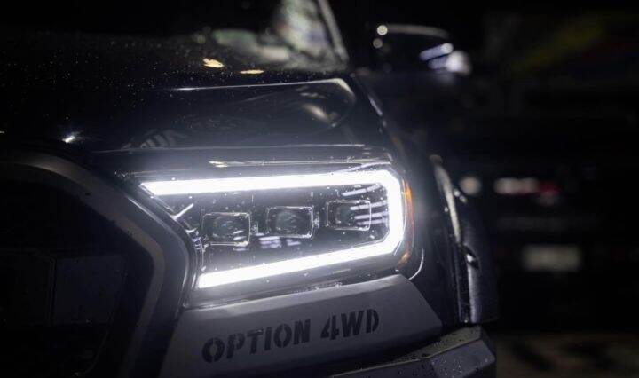 VLAND Ford Ranger & Everest Tri-LED Matrix Projector Headlights Fit in ...