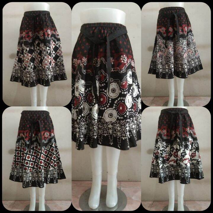 Rok Batik Viral Rok Pendek Rok Hitam Rok Modern Kekinian | Lazada Indonesia