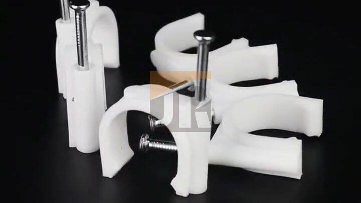 PVC Cable Clip 5mm-14mm Layout Nail For Ethernet Tv Phone Cables ...