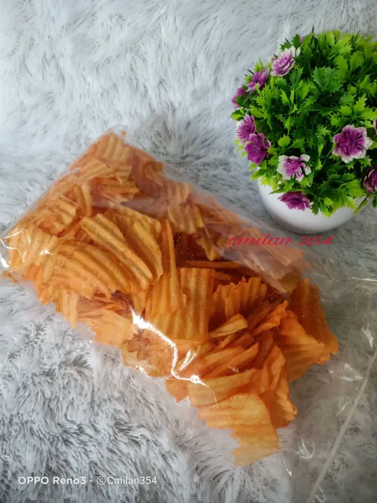 kripik singkong merk tes (250gram)snack kiloan cemilan enak makanan ...