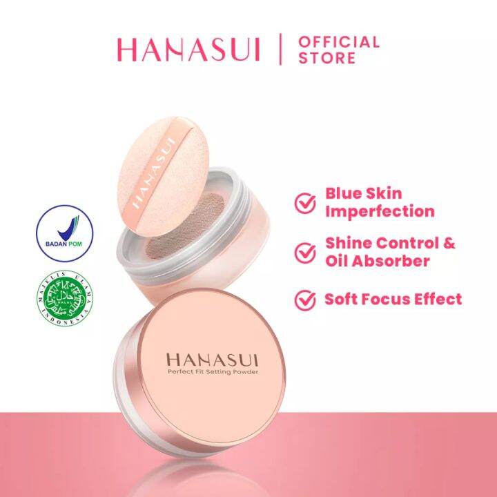 hanasui perfect fit setting powder | Lazada Indonesia