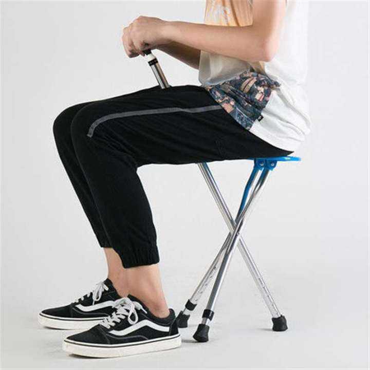 Walking Stick for the Elderly Chair Multi-Functional Crutch Stool ...