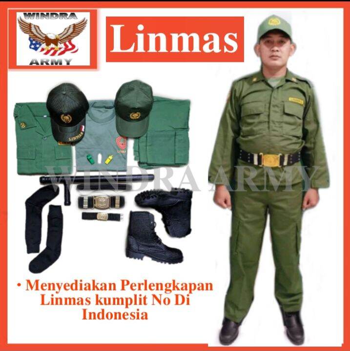 COD BAJU LINMAS SERAGAM LINMAS LENGKAP SETELAN LINMAS BAJU PDL LINMAS ...