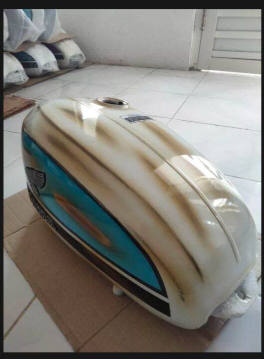 TANGKI CB100 /CB GLATIK PUTIH BIRU BLADUS | Lazada Indonesia