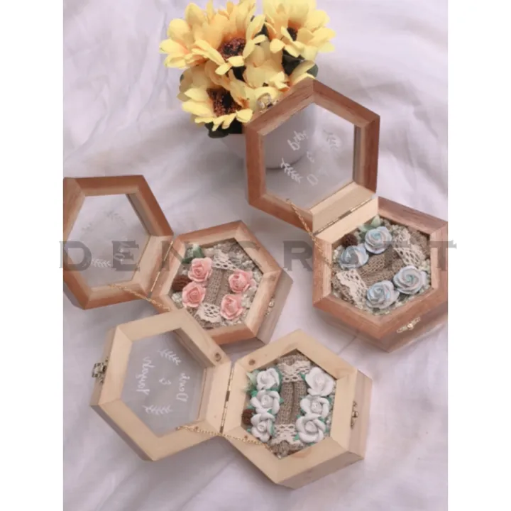 KOTAK CICIN / RING BOX / KOTAK PERHIASAN UNTUK LAMARAN SESERAHAN ...