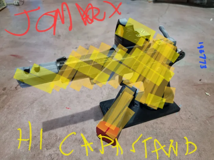 3d printed simple Hi Capa HiCapa Stand for SoftAir | Lazada PH