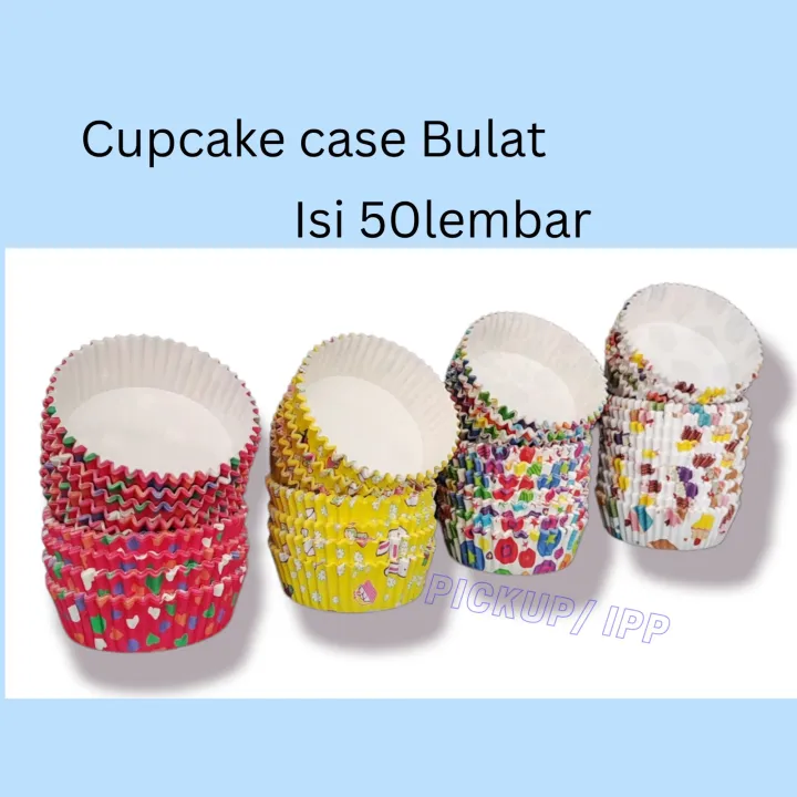 Pet cc bulat Cup Roti Kertas Alas Roti Laminasi isi 50lembar Cup Bluder ...