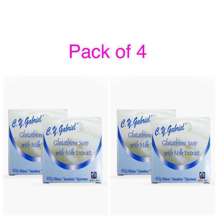 CY Gabriel Glutathione Soap with Milk Extract 60g | Lazada PH