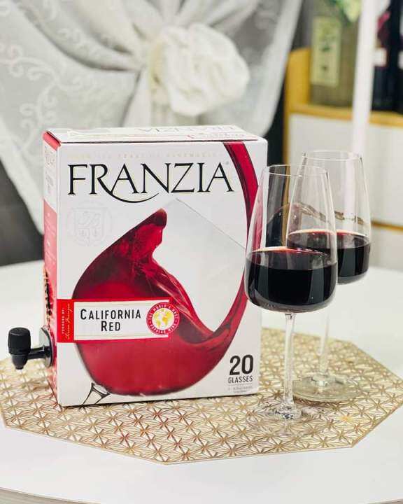 FRANZIA CALIFORNIA RED WINE 20 GLASSES | Lazada PH