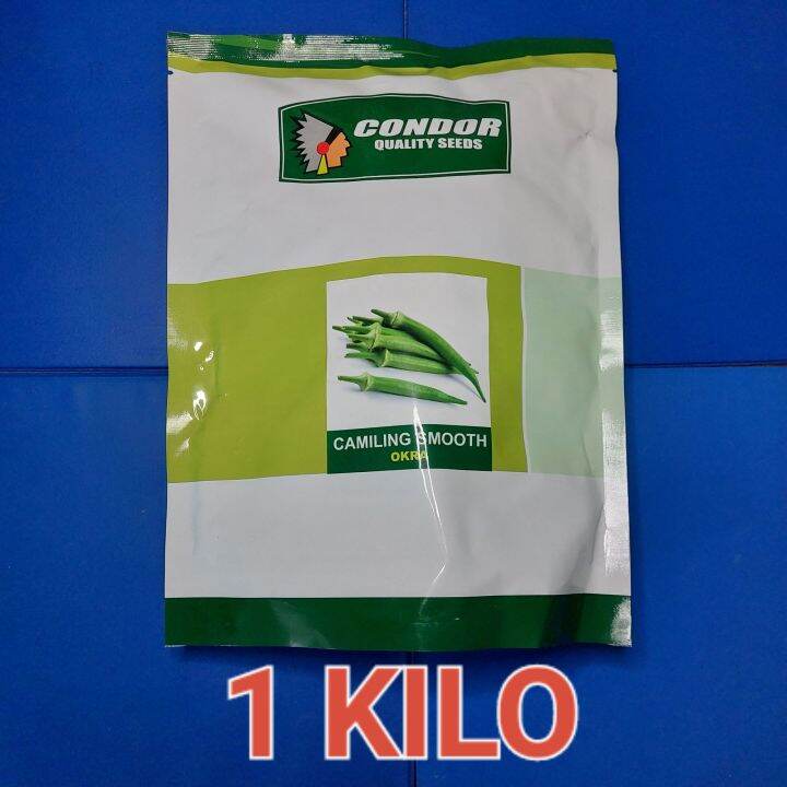 CAMILING SMOOTH (1 KILO) OKRA SEEDS BY CONDOR | Lazada PH