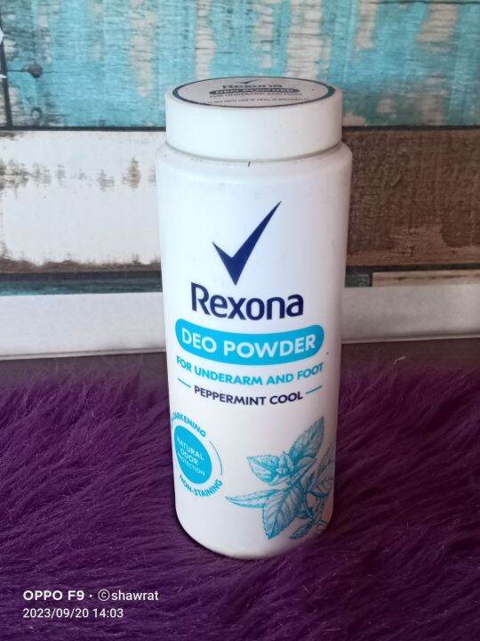 Sale!!40%off Rexona deo powder for underarm and foot (peppermint cool ...